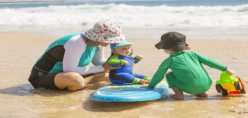 Children wearing sun-smart clothing had 24% fewer new moles over a 3.5 ...